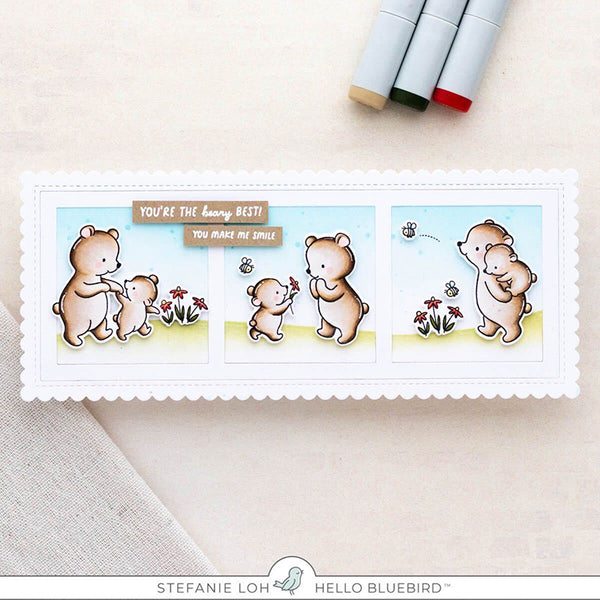 Bear Family Stamp – Hello Bluebird, LLC