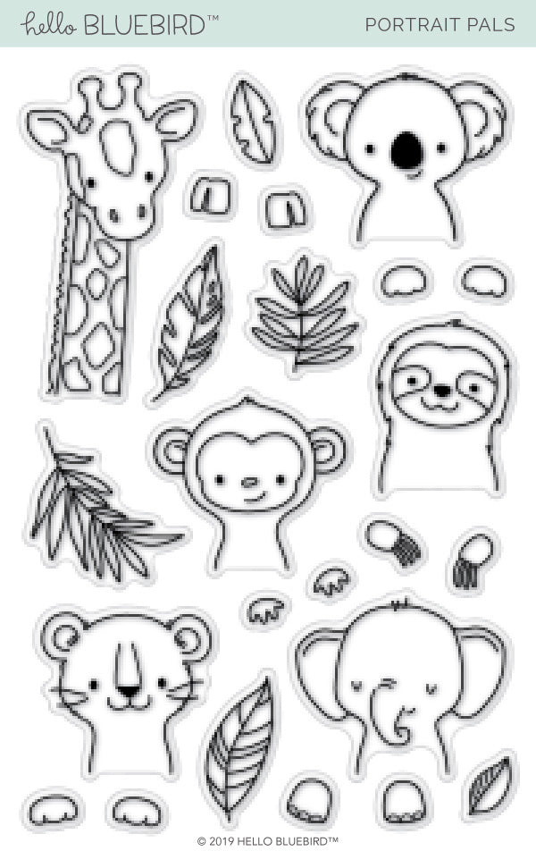 Portrait Pals Stamp – Hello Bluebird, LLC