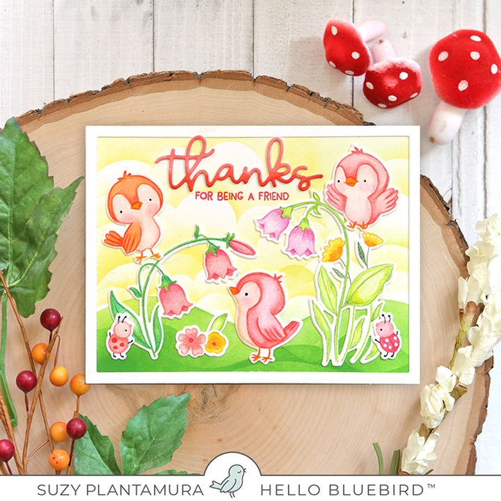Garden Friends Stamp – Hello Bluebird, LLC