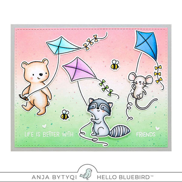 Fly a Kite Stamp – Hello Bluebird, LLC