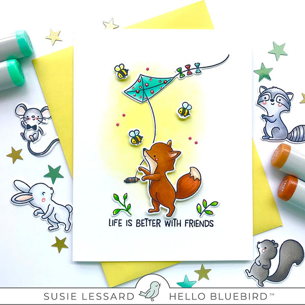 Fly a Kite Stamp – Hello Bluebird, LLC