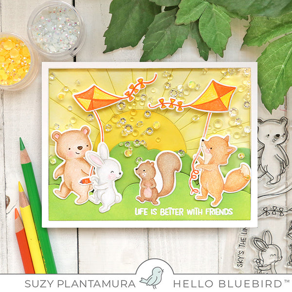 Fly a Kite Stamp – Hello Bluebird, LLC