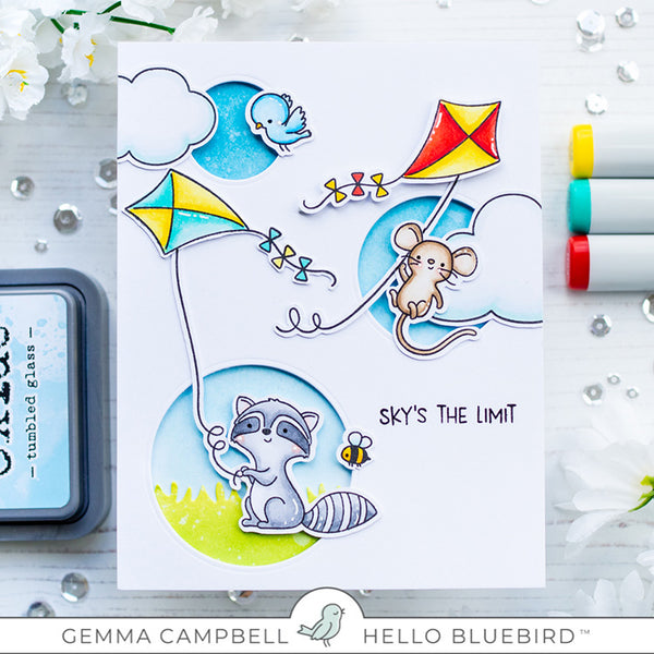 Fly a Kite Stamp – Hello Bluebird, LLC